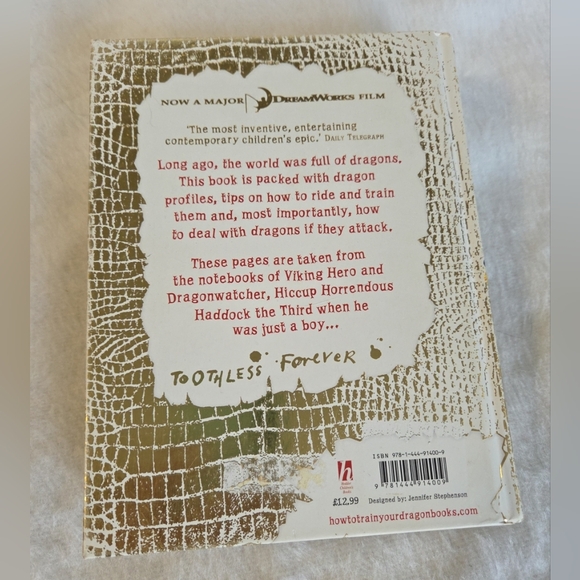 Other | The Incomplete Book Of Dragons By Cressida Cowell From How To ...